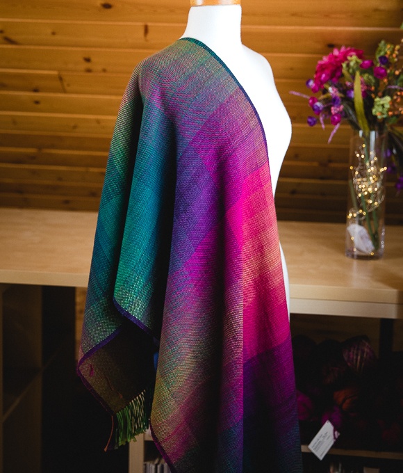 Colour Gamp Shawl » School of SweetGeorgia