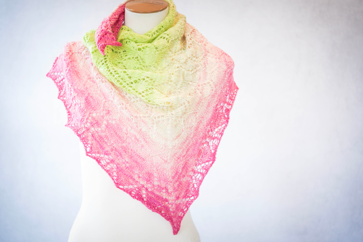 How to Match Lace Yarn Overs » School of SweetGeorgia