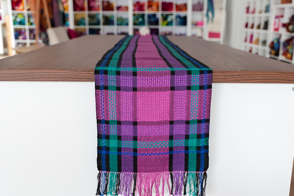 Huck Lace Scarf Pattern » School of SweetGeorgia